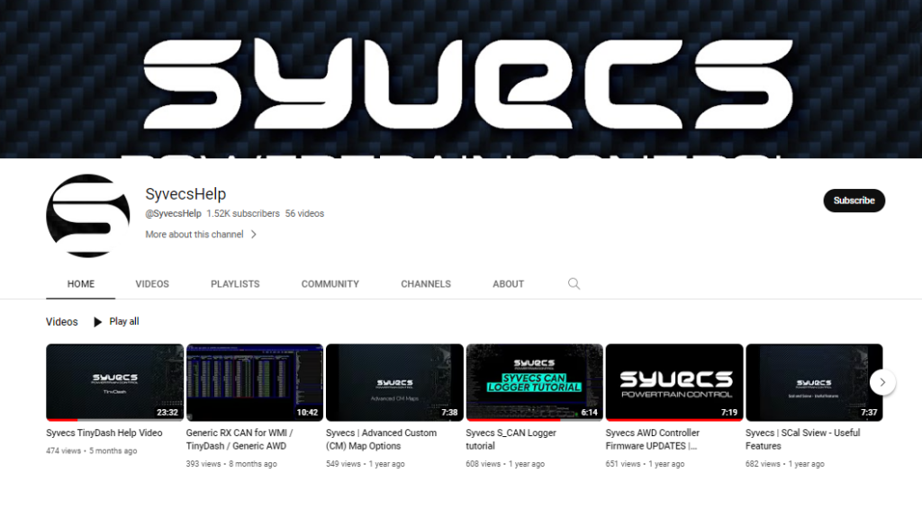 Training – Syvecs Powertrain Control